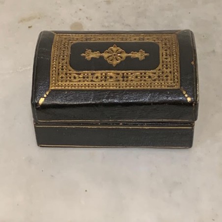 French Vintage Leather Box