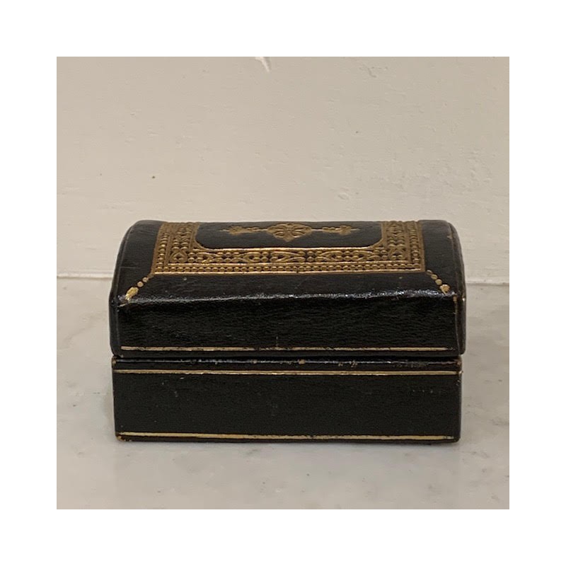 French Vintage Leather Box