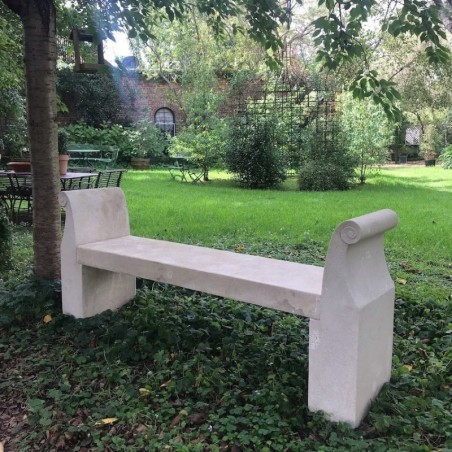 French Limestone Bench