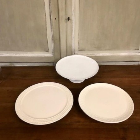 C1900 Dutch Cake Platter on Stand